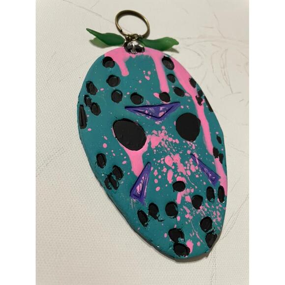 Other | Jason Voorhees Keychain Mask Silver Chrome Head Firdsy The 13th ...